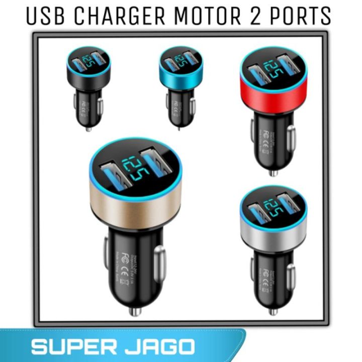 Adaptor Charger Motor / USB Charger Motor Scoopy Fazzio Lexi Aerox PCX ...