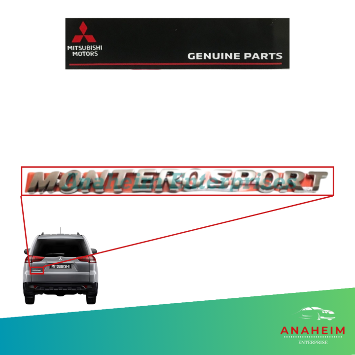 Mitsubishi Montero 2008-2015 Emblem - MONTEROSPORT | Lazada PH
