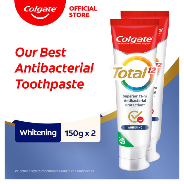 Colgate Total 12 Multi-Benefit Toothpaste Professional Whitening, 12 ...