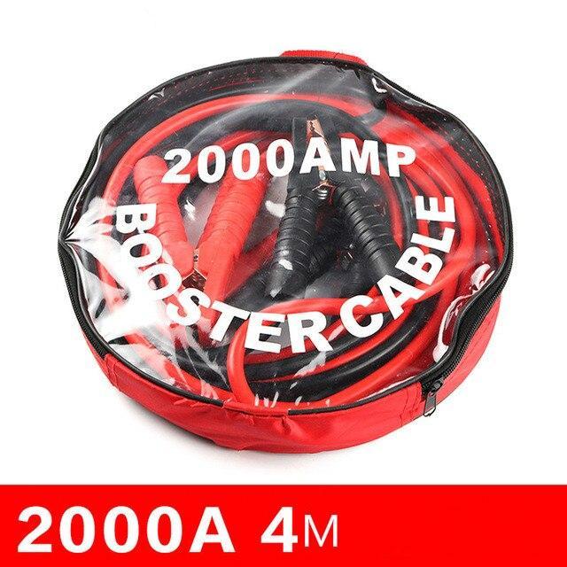4M 2000AMP Car Battery Jump Cable Booster Cable Emergency Terminals ...
