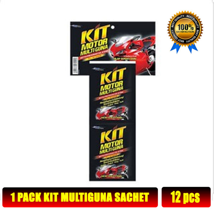 1 PACK ISI 12 SACHET KIT MULTIGUNA 25 ML SACHET PENGGILAP BODY KIT ...