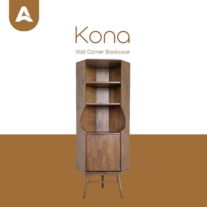 Arturo - Kona Wall Corner Bookcase | Lazada