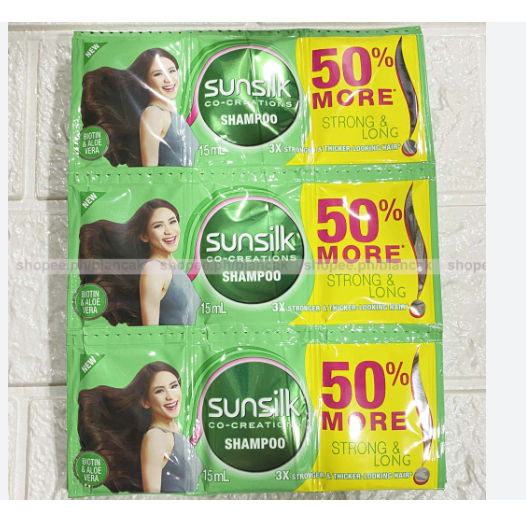 Sunsilk Strong & Long Shampoo (15ml x 12sachets) | Lazada PH
