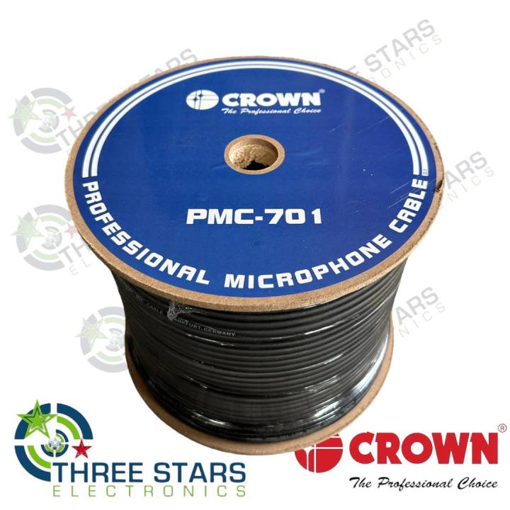 Crown PMC-701 Microphone Wire Premum High Grade Cable 1 Roll | Lazada PH