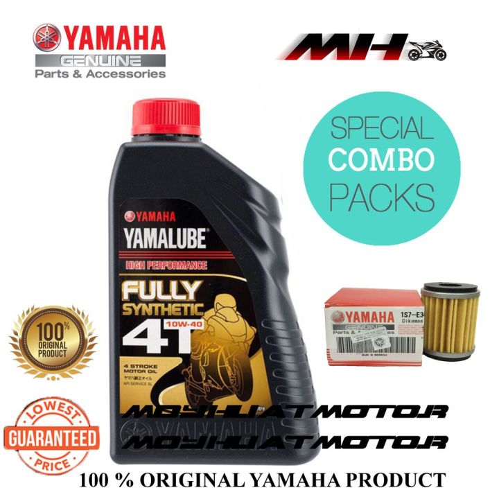 YAMALUBE SEMI SYNTHETIC / YAMALUBE FULLY SYNTHETIC / YAMAHA OIL FILTER ...