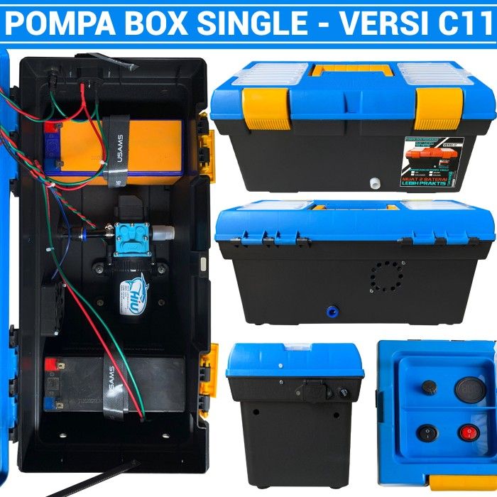 Pompa box Single pertanian sprayer elektrik tanpa gendong versi C11 ...