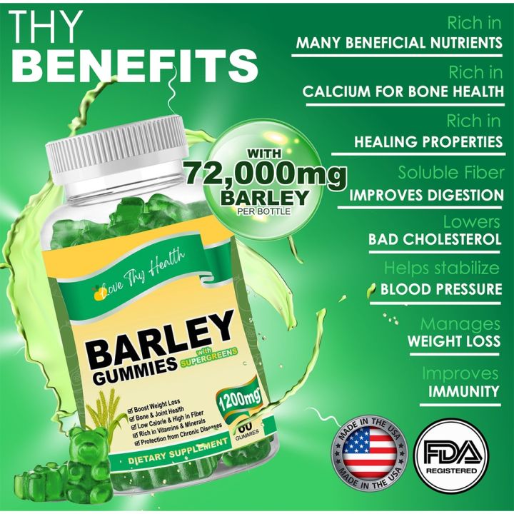AMAZING BARLEY GUMMIES Barley Gummies Freshfields Healthy Care Loss ...