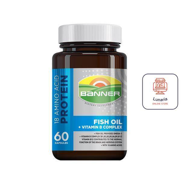 [EXP.22/01/2026] Banner Fish Oil + Vitamin B Complex แบนเนอร์ ไฮ-บี ผสม ...