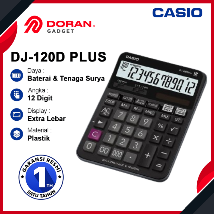 Kalkulator CASIO DJ-120D Plus | CASIO DJ120DPlus | Calculator CASIO DJ ...