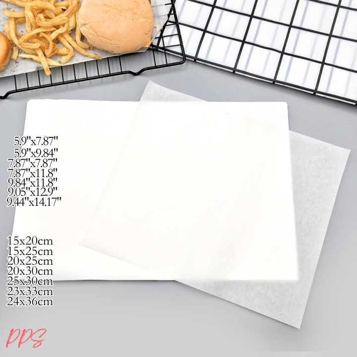 Rice Wrapper Grease Proof Paper White Parchment Wax Paper Food Liner ...
