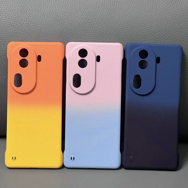 เคส OPPO Reno 11 Pro 5G เคส OPPO A79 5G เคสแข็งผิวเหมือนการไล่ระดับสีแบ ...