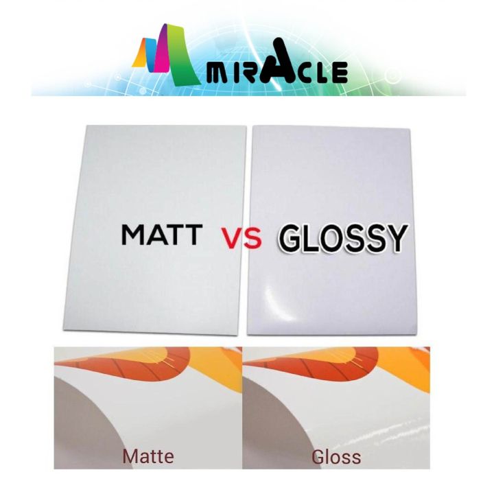 A4 Sticker Paper Simili matt / Mirrorkote Glossy / PP Synthetic / Brown ...