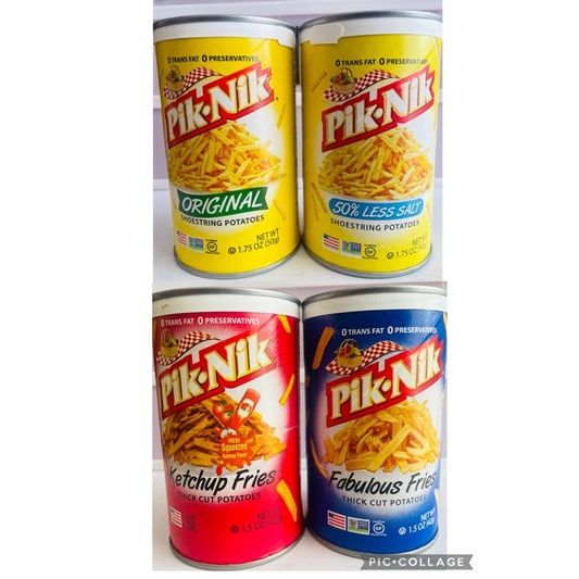 PikNik Original/50% Less Salt Shoestring Potatoes 50g | Lazada PH