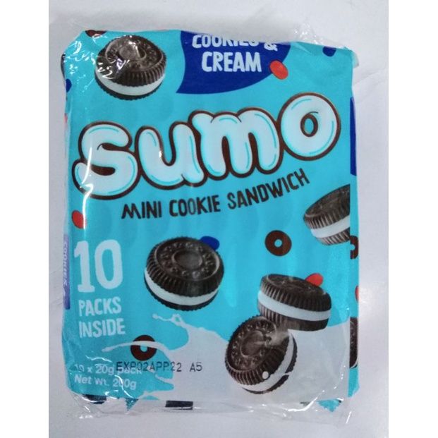 Sumo Mini Cookie Sandwich 200g x 10pcs | Lazada PH