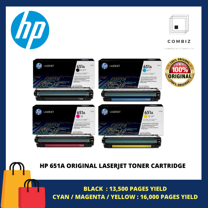 HP 651A Original LaserJet Toner Cartridge | Lazada