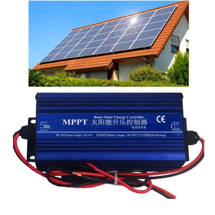 MPPT Boost Solar Charge Controller 600W Car Battery Charging Voltage ...