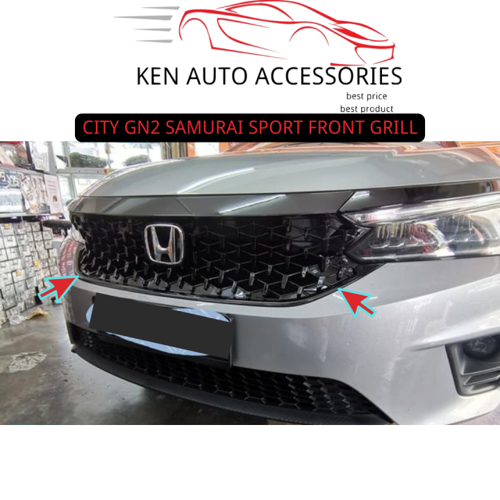 HONDA CITY GN2/HATCHBACK 2020-2022 SAMURAI SPORT FRONT GRILL & FRONT GRILL BASED SAMURAI | Lazada