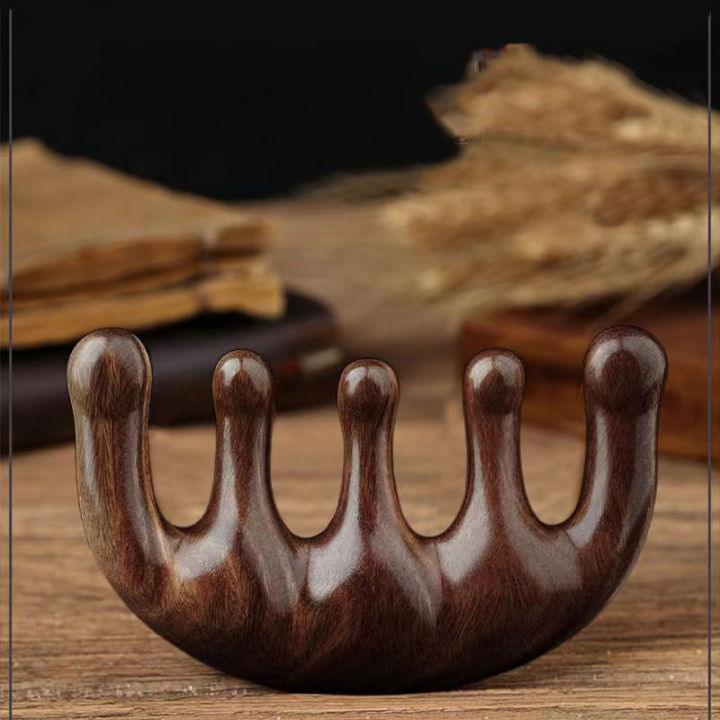 【HOMP】Anti Static Sandalwood Scalp Massage Comb | Lazada