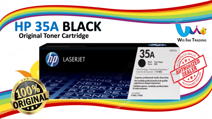 HP 35A CB435A Original LaserJet Toner Cartridge (Black) | Lazada PH