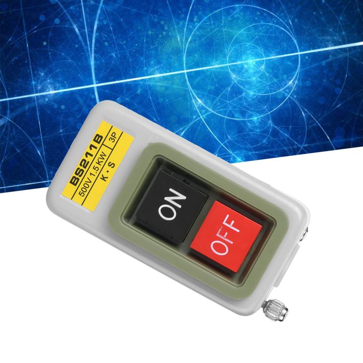 Ac 220v 380v 10a 3p On Off Power Push Button Switch Self Locking Made