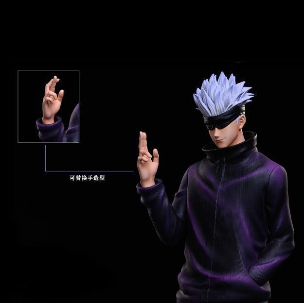 Hey Anime-JUJUTSU KAISEN ANIME TAITO GOJO SATORU LIGHT UP ACTION FIGURE ...