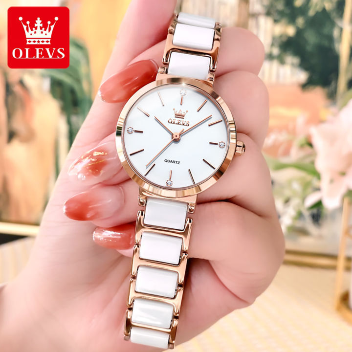 OLEVS jam tanggan perempuan waterproof original 2025 new model korean ...