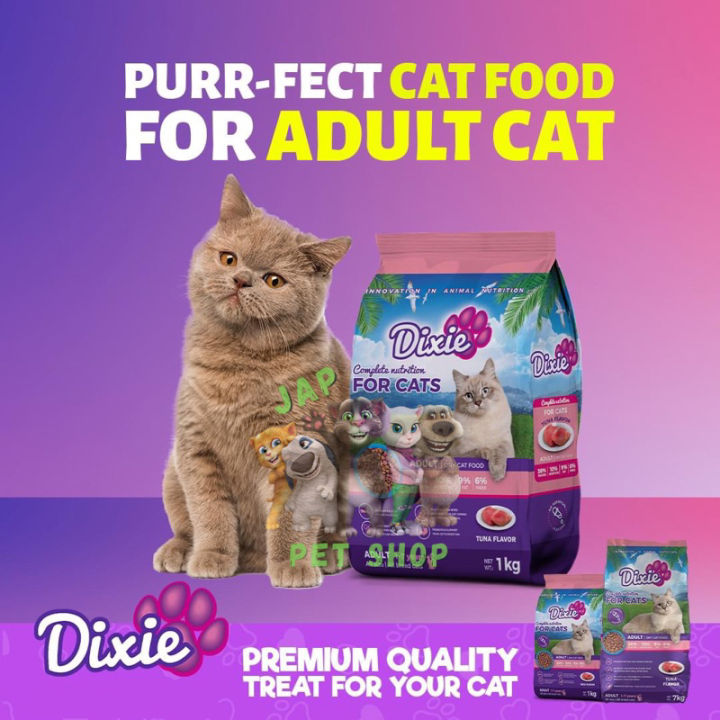 Dixie Complete Nutrition Cat Food for Adult 1kg | Lazada PH