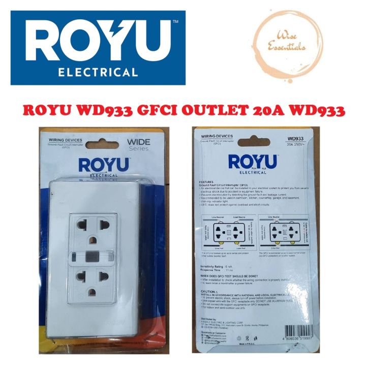 ROYU GFCI Universal Outlet | Lazada PH
