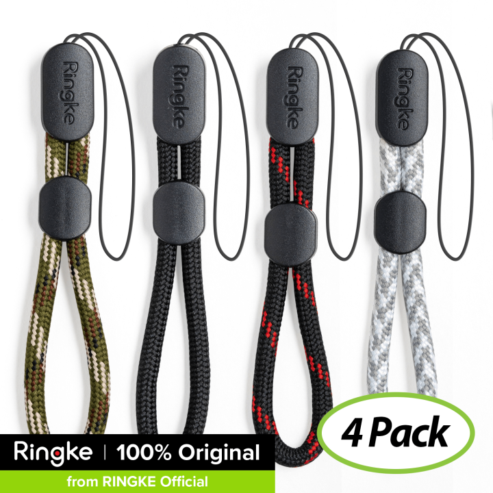 Ringke Lanyard Finger Strap (4 Pack) Compatible with Cellphone, Phone ...