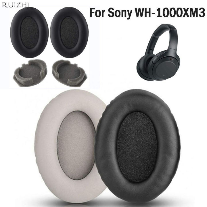 ชุดหูฟัง WH-1000XM3 Sony WH1000XM3จุกหูฟังสำหรับเปลี่ยน1คู่ชุดหูฟังปลอก ...