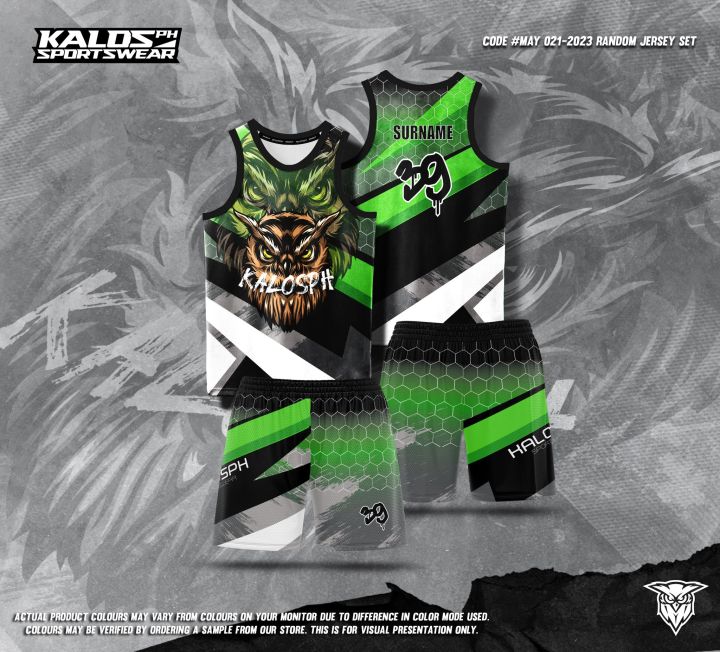 KALOSph BASKETBALL JERSEY SET CODE # MAY 021-2023 RANDOM JERSEY SET ...