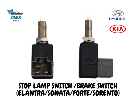 HYUNDAI & KIA 4PIN STOP LAMP SWITCH / BRAKE SWITCH FOR HYUNDAI ELANTRA / SONATA & KIA FORTE ...