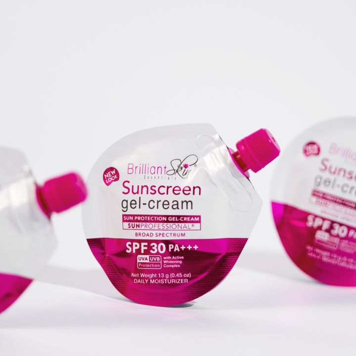 Brilliant Skin Sunscreen Sunblock Gel Cream in Spout 13g SPF30 NEW ...