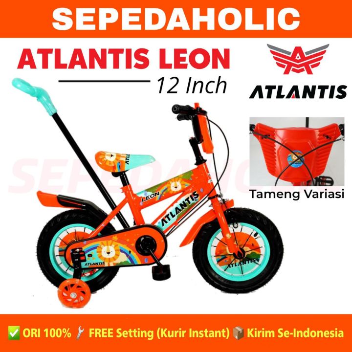 Sepeda Anak Laki BMX Atlantis Leon Ban Jumbo 12 Inch Usia 2-4 Tahun ...
