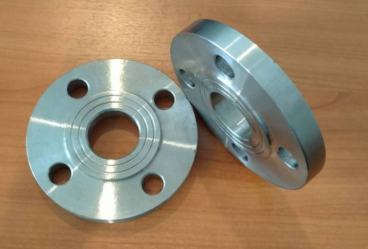 หน้าแปลนเชื่อมเหล็ก Flange CS RF DIN PN16 Size DN15-DN200 (1/2"-8 ...