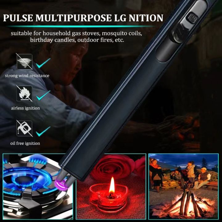 USB Electronic lighter Flameless Lighters BBQ Lighter Plasma Lighter ...