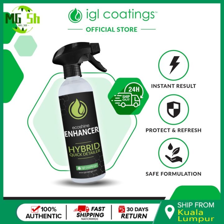 IGL Coatings Ecoshine Enhancer Car Spray Coating Maintenance Agent ...