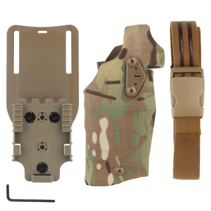 Tactical Holster for Glock 17/19 with Light X300/X300U ALS Structure ...