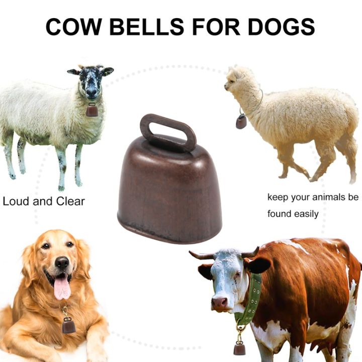 16PCS Cow Horse Sheep Grazing Copper Bells Small Brass Bells Cattle ...
