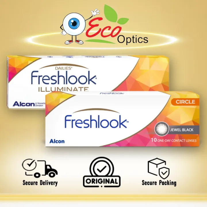 Alcon Freshlook Illuminate daily Coluor lenses (10piece/box ) DAily ...