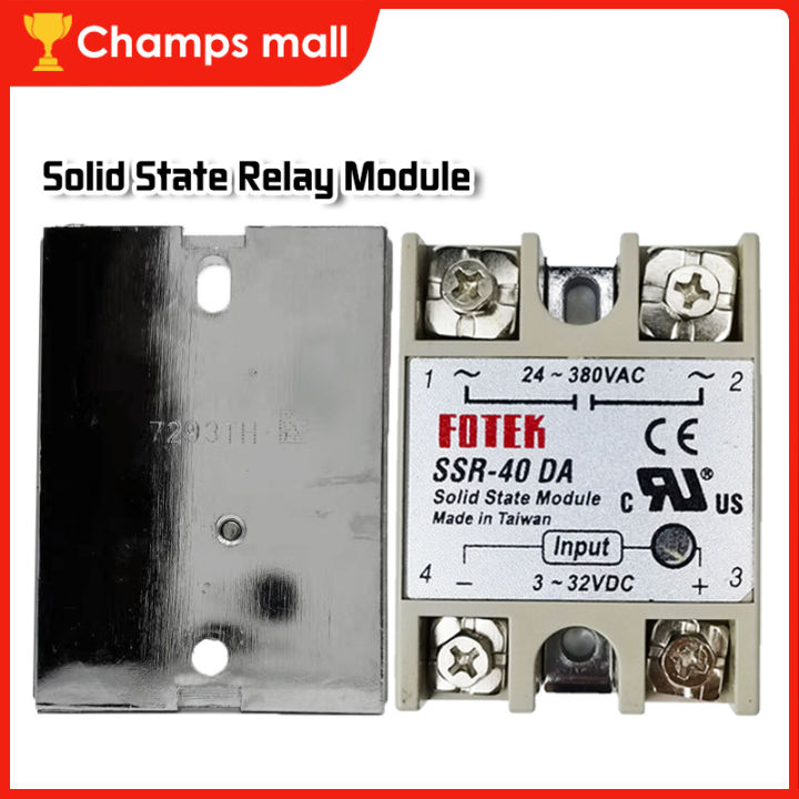 Single Phase Solid State Relay SSR DC-AV Solid State Relay Module SSR ...