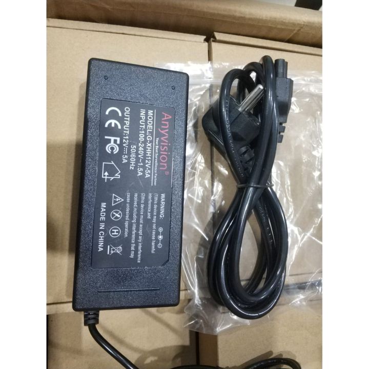 Power Adaptor 12V 5A Power Supply 12V 5A Power Adaptor 12Volt 5 Amper ...