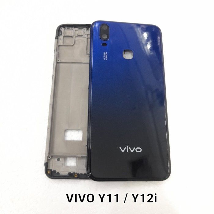 kesing housing casing full set vivo y11 / y12i frame + backdoor ...