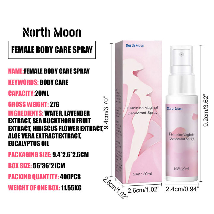 Female body care spray relieves itching and discomfort gentle cleansing ...