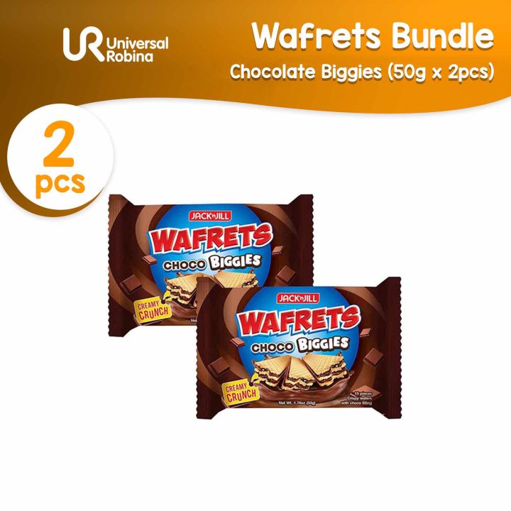 2 x Wafrets Choco Biggies (50g) | Lazada PH
