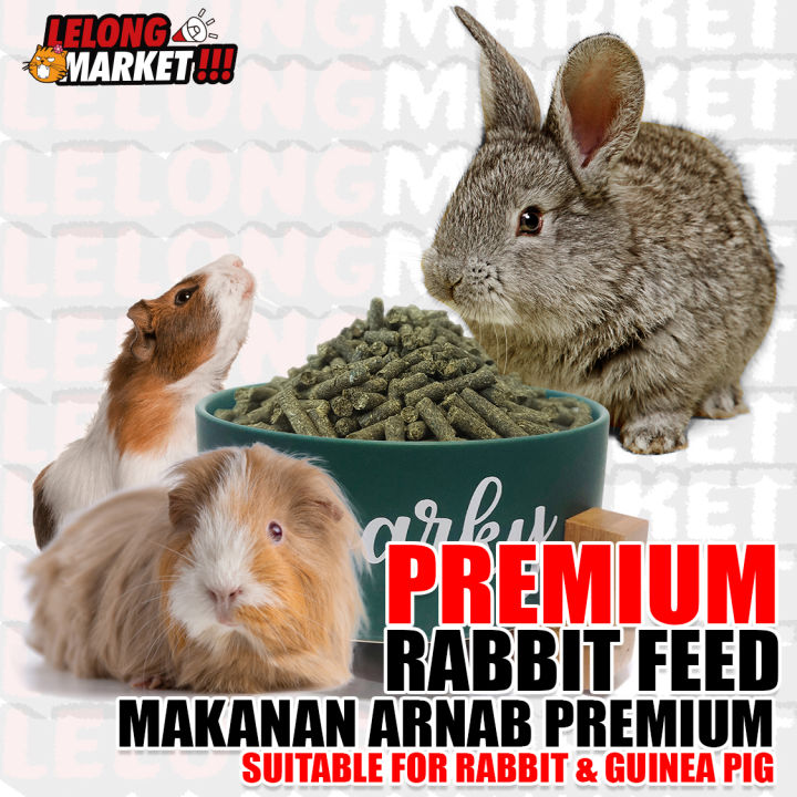 DAILY Rabbit Feed dry food Rabbit Feed 1KG Makanan Arnab Premium for ...