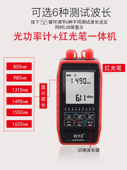 Smart mouse mini optical power meter red light all-in-one POE line ...