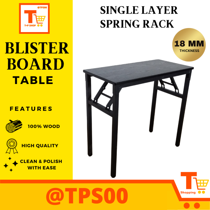 BLISTER BOARD WITH LEGS - FOLDABLE TABLE SINGLE LAYER SPRING RACK ...