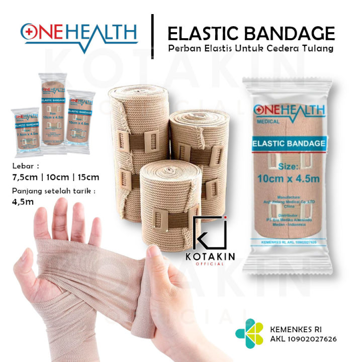 Elastic Bandage Onehealth - Perban elastis - Pembalut Tangan Kaki ...