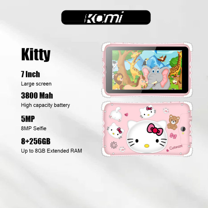 Komi Hot Kitty Tablet For Kids Online Classroom Student Gaming Tablet ...